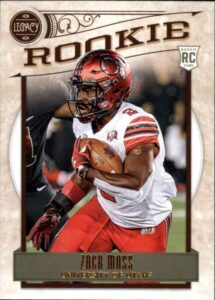 2020 panini legacy football #186 zack moss utah utes rc rookie card