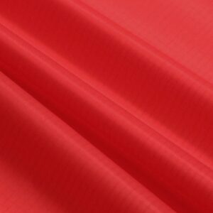 9km dwlife fabric, red waterproof ripstop nylon fabric 40d, 60x78 inches, lightweight, pu coating, airtight fabric for kite, tent, flag, bag, tarp cover, diy project