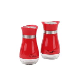 basic salt & pepper shakers - red