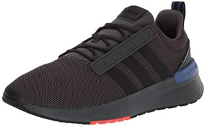 adidas men's racer tr21 trail running shoe, grey/black/sonic ink, 12.5