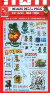 round 2 rat fink decal pack (can be used on any 1:25 scale car or truck model) (mka045)