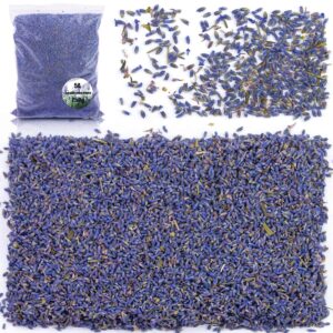 hslife 250g 5a level dried lavender flower buds organic lavender flowers，natural fragrance dried lavender flower for tea, soap making, baking, baths