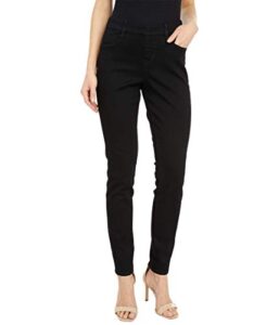 jag jeans women's bryn high rise skinny pull-on jeans, black, 0