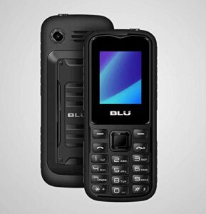 blu tank mini t650 1.8" gsm unlocked 32mb dual-sim flashlight cellphone (black/gray)