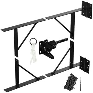 goldorcle anti sag gate kit heavy duty no sag kit for wooden gate fence with a gate latch