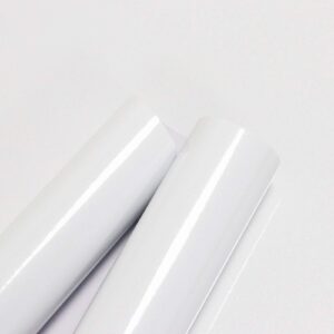 toduso glossy white contact paper for countertops removable contact paper white peel and stick wallpaper waterproof easy to clean vinyl roll decorative kitchen cabinet table closet 15.8''x78.7''