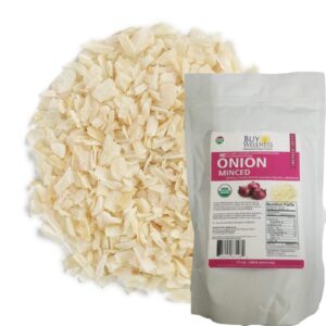 buy wellness onion minced & flakes usda organic fresh dehydrated organic dried onion flakes 14 oz