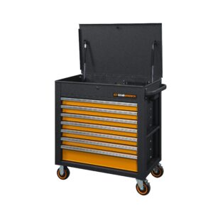 gearwrench 35" 7 drawer gsx series rolling tool cart with tilt top - 83246