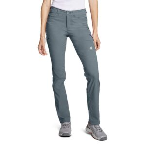 eddie bauer women's rainier pants, graphite, 4