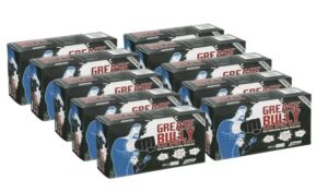 denco distributing, inc. grease bully nitrile gloves - 6mil - medium - black - powder & latex free - 1000 count - 10 boxes (medium)