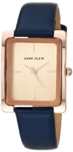 anne klein women's leather strap watch, ak/2706