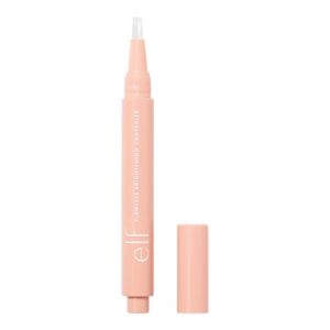 e.l.f. flawless brightening concealer, illuminating & highlighting face makeup, conceals dark under eye circles, light 23 c, 0.07 fl oz