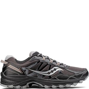 saucony men's excursion tr11 black orange running shoe 10 w us