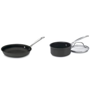 cuisinart chef's classic nonstick cookware bundle - skillet, saucepan, and more