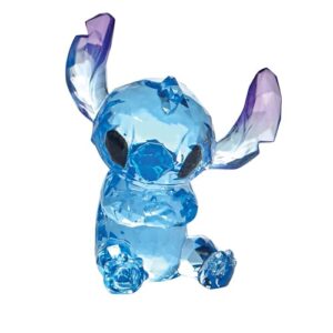 enesco facets disney lilo and stitch figurine, 3.5 inch, blue