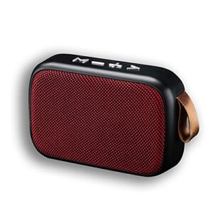 tek styz speaker compatible with your bose soundlink around-ear fabric design 3w playtime 6h indoor, outdoor travel (red)