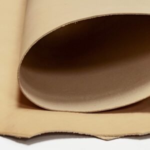 realeather cowhide veg tan double shoulder leather sheet for crafting, 4-6 oz