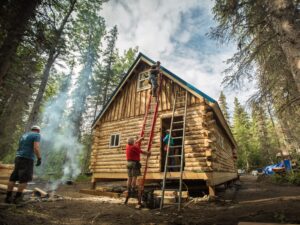 glacier river cabin