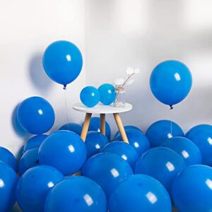 momohoo royal blue balloons 12+5 inch 70pcs birthday party balloons, premium latex balloons for baby shower gender reveal balloons, bridal shower graduation balloons wedding party helium ballons