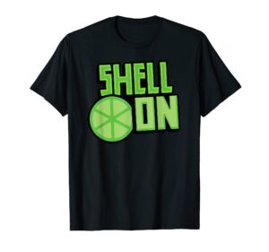 miraculous collection carapace shell on t-shirt