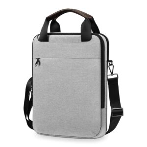 sithon laptop shoulder bag for 13.6-inch macbook air m3/a3113 m2/a2681 2024-2022, macbook pro 14 a2992 a2918 a2779 a2442, macbook pro/air 13, water-resistant cross-body commuter carrying bag