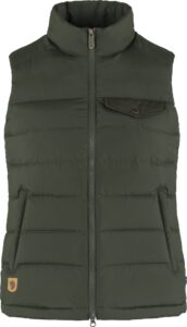 fjallraven f89793662l greenland down liner vest w deep forest l