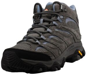 merrell women's moab 3 mid waterproof hiking boot, granite, 8.5