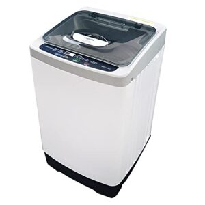 panda portable washing machine, 10 lbs capacity, fully automatic 1.38 cu.ft compact top load clothes washer with drain pump