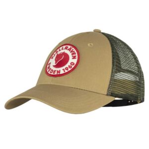 fjallraven 1960 logo langtradarkeps hat - buckwheat brown small/medium