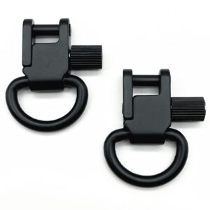 aook sling swivels mounts for rifle and shotgun, heavy duty sling attachments clips, black- occult (black)