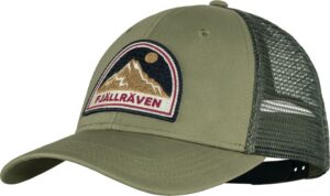 fjallraven badge langtradarkeps - green large/x-large