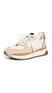 madewell women's kickoff trainer sneakers, aged stucco multi, 6 medium us