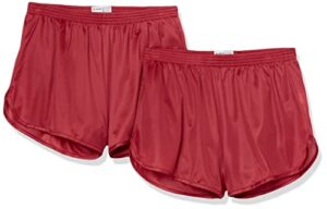 soffe men's authentic ranger panty, garnet (2 pack), medium