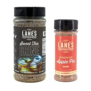 lane's apple pie and sweet tea brine kit | sweet pork chops