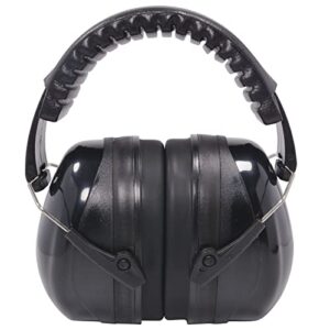 syskant 36db ear muffs for noise reduction hearing protection for shooting working safety earmuffs defenders (black)