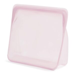 stasher stsull37 stasher silicone bag, pink, stand-up mega stasher, stasher, stasher, stove, storage, cooking