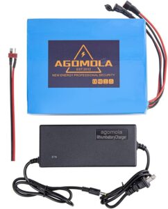 agomola 36v battery 20ah lithium ebike battery 30a for 250w to 1000w electric bicycle bike li ion battery with charger bms