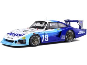 porsche 935 moby dick rhd (right hand drive) #79 john fitzpatrick - david hobbs 24h of le mans (1982) competition series 1/18 diecast model car by solido"""