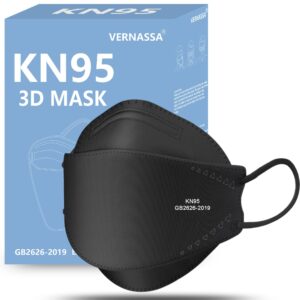 vernassa kn95 face mask 50 pcs, breathable comfortable masks, against pm2.5 disposable masks