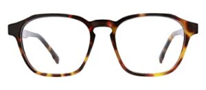 peepers by peeperspecs mens off the grid blue light blocking reading glasses, tortoise, 53 mm us