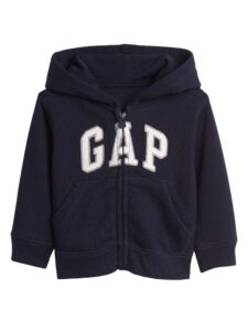 gap baby boys logo zip hoodie sweatshirt, blue galaxy, 12-18 months us