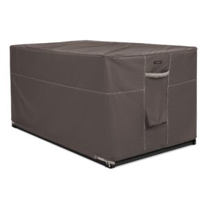 classic accessories ravenna water-resistant patio deck box cover, 55 x 27 x 24 inch