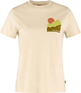 fjallraven nature t-shirt - women's chalk white 2x-small