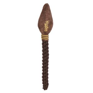 harry potter nimbus 2000 rope pet toy | rope tug toy for dogs nimbus 2000 | nimbus 2000 dog toy for tugging with crinkle and squeaker | rope dog toy for pets