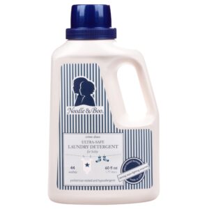 noodle & boo baby laundry essentials ultra-safe laundry detergent, 60 fl oz. creme douce, liquid