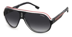 carrera speedway/n t4o black crystal black white red 63/12/130 man sunglasses