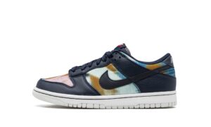 nike youth dunk low dm1051 400 graffiti navy - size 7y