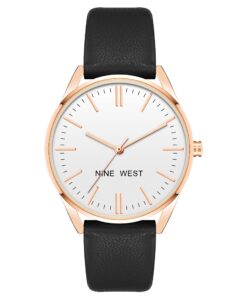 nine west women's strap watch