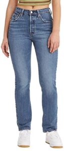 levi's women's 501 original fit jeans, (new) medium indigo worn in, 30 regular