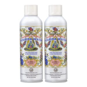 lenman & kemp florida water air freshener & deodorizer 8oz (pack of 2)